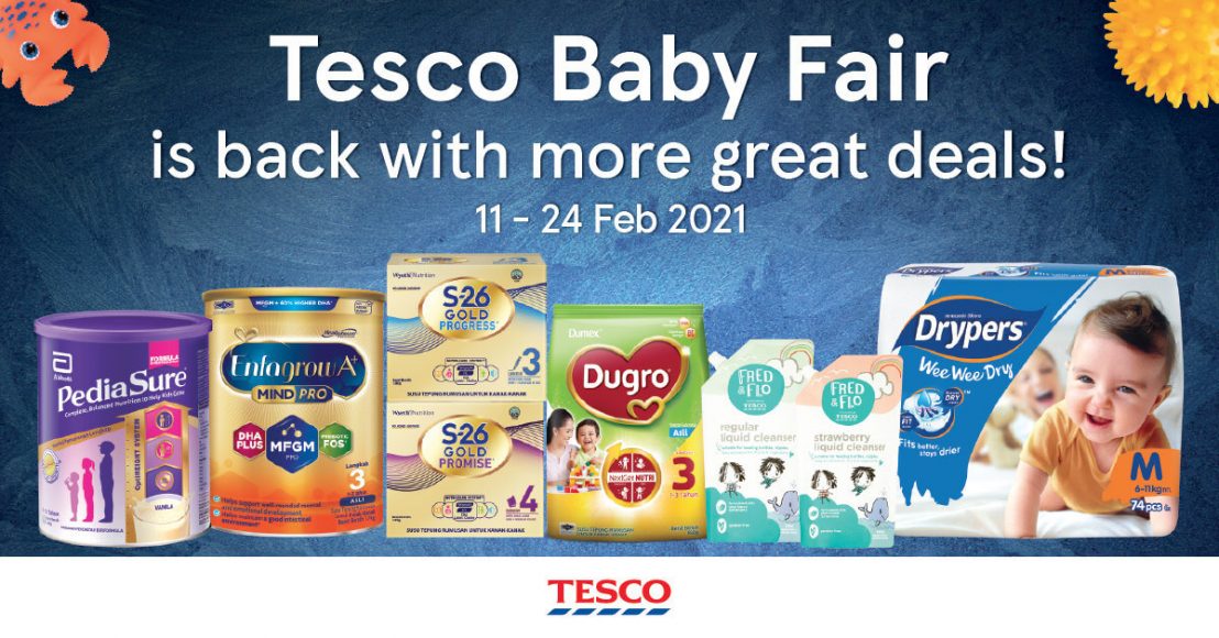 Tick, Tock! It's Discount O'Clock At Tesco's Baby Fair This Month!