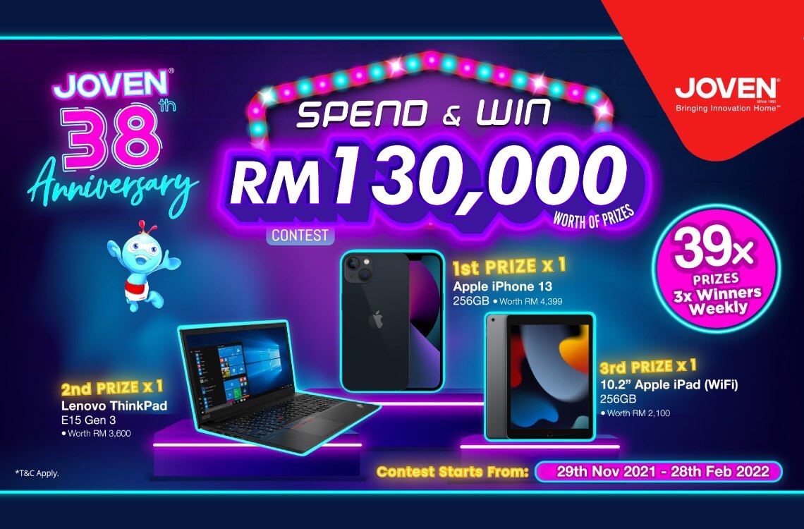 Get Lucky With Joven Products on Their 38th Anniversary - September ...