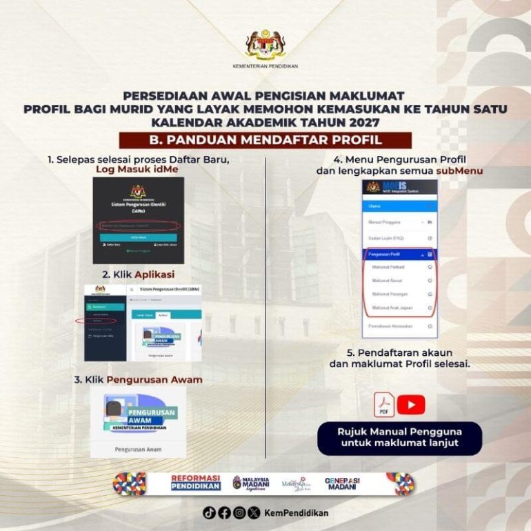 Step-by-Step: How to Register Your Child for Year 1 2027 - May 2026 ...
