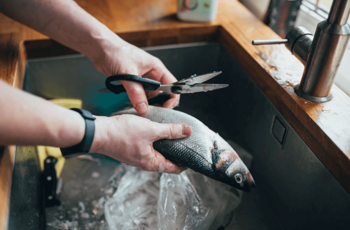Cara Siang Ikan Guna Gunting Je. Paling Mudah! (2026)